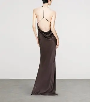 TOM FORD Silk Halterneck Maxi Dress