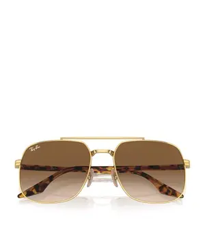 Ray-ban Metal Aviator Sunglasses