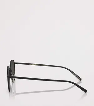 Oliver Spencer Titanium Rynn Square Sunglasses
