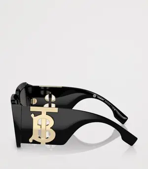 Burberry Oversized Square Monogram Sunglasses
