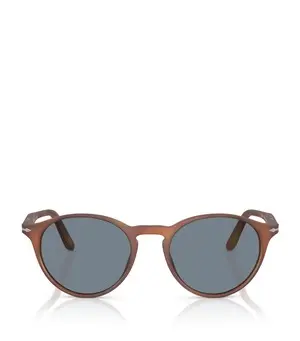 Persol Round Frame Sunglasses - Brown