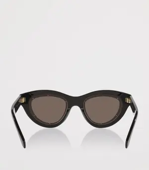 Loewe Mini Anagram Cat Eye Sunglasses - Black