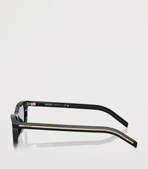 Prada Acetate Rectangle Sunglasses