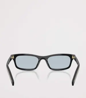 Prada Acetate Rectangle Sunglasses