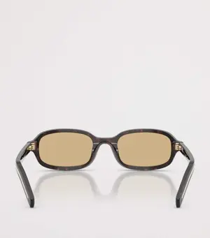 Prada Acetate Oval Sunglasses
