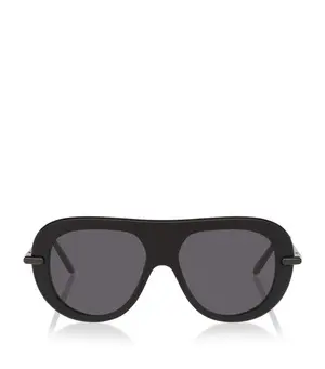 Loewe Slim Pilot Sunglasses - Black