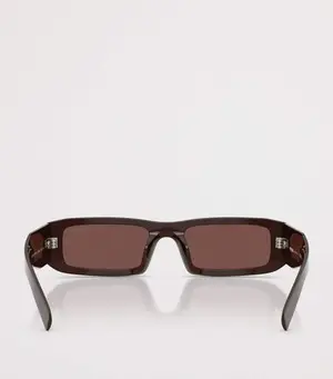 Prada Acetate Rectangle Sunglasses