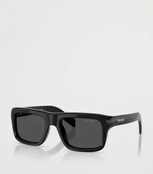 Prada Acetate Square Frame Sunglasses