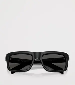 Prada Acetate Square Frame Sunglasses