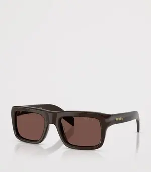 Prada Acetate Square Sunglasses