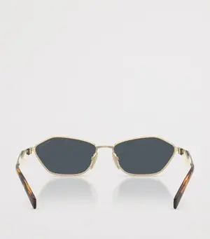 Prada Metal Irregular Frame Sunglasses