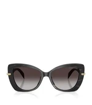 Michael Kors Atlanta Butterfly Sunglasses - Black