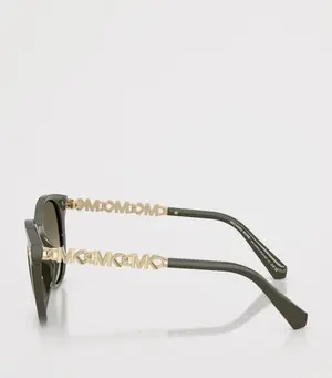 Michael Kors Pienza Round Frame Sunglasses