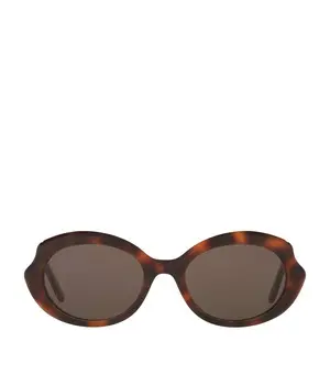 Loewe Mini Oval Sunglasses - Brown