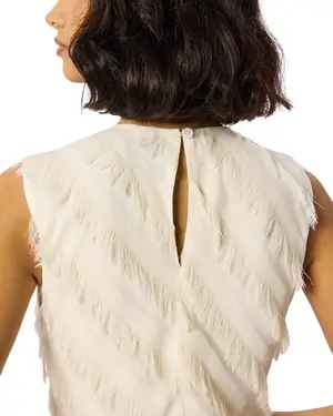 Whistles Diagonal Fringe Dress Exclusive