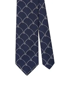Robert Talbott Robert Talbott Net Rope Necktie Navy