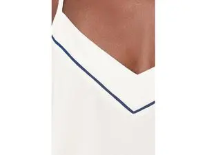 Eberjey Gisele V-neck Cami Pants Pajama Sets Ivory/navy - White