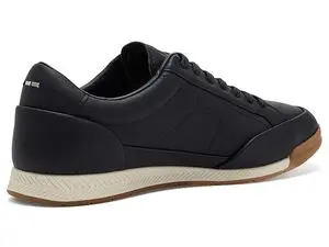 BOSS Nitan Leather Low Profile Sneakers Shoes Dark