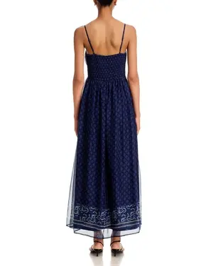 Aqua Boarder Maxi Dress Exclusive