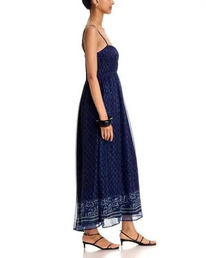 Aqua Boarder Maxi Dress Exclusive