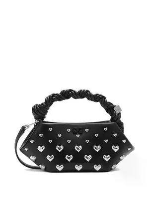 GANNI Mini Bou Heart-stud Tote Bag