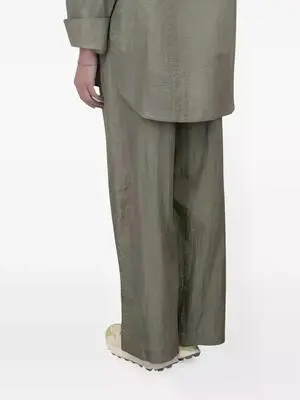 Max Mara Crinkled Wide-leg Trousers