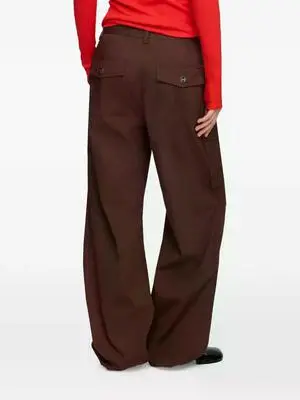 GANNI Drawstring-ankle Cargo Pants