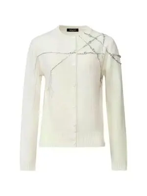 Fabiana Filippi Embellished Knit Cardigan
