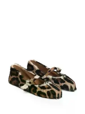 Dolce & Gabbana Leo Kid-leather Ballet Flats