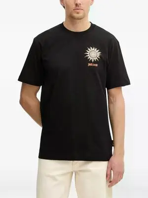 Just Cavalli Sun-print Logo-print T-shirt