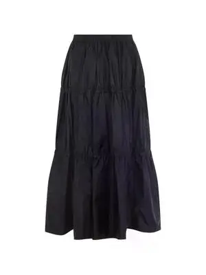 Moncler Tiered Drawstring Midi Skirt