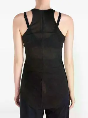 Rick Owens Curved-hem Racerback Tank Top