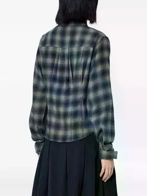 Our Legacy Check-print Button-down Shirt
