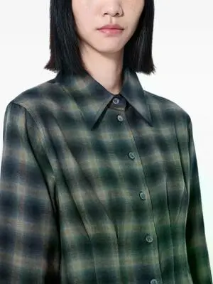 Our Legacy Check-print Button-down Shirt