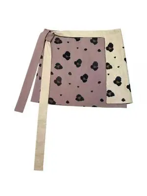 ORSINA Animal-print Wrap Mini Pareo - Neutrals