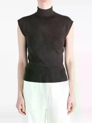 Rick Owens High-neck Tank Top - Grey