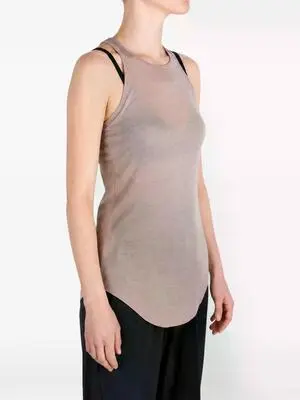 Rick Owens Curved-hem Racerback Tank Top