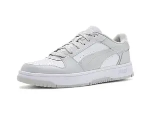 PUMA Rebound Slam Lo Shoes Basketball Shoes Glacial Gray/ White - Pewter