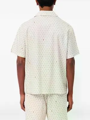 Lacoste Tennis-print Short-sleeve Shirt
