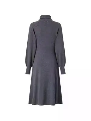 Pinko Roll-neck Balloon-sleeve Dress