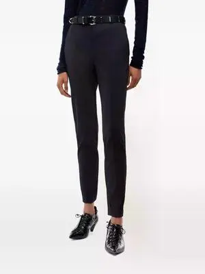 Pinko Pressed Crease Slim-fit Trousers - Blue