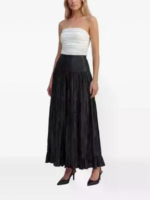 Emporio Armani Tiered Pleated Skirt
