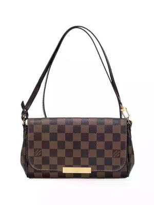 LOUIS VUITTON Favorite Pm Damier Ebène Shoulder Bag - Brown