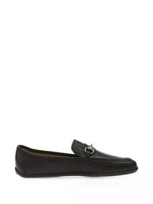 BE LENKA Divella Woven-panel Bit Loafers - Black