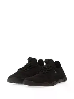 BE LENKA Velore Mesh-knit Front-lace Sneakers - Black