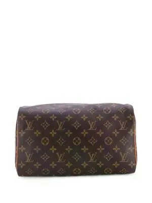 LOUIS VUITTON Speedy Handbag Monogram Canvas 30 Satchel
