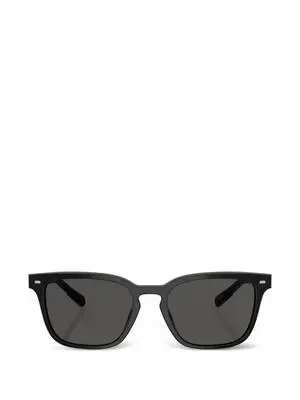 Brooks Brothers Rectangle Frame Sunglasses - Black