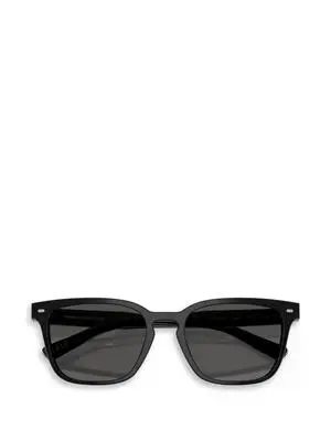 Brooks Brothers Rectangle Frame Sunglasses - Black