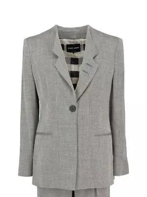 Giorgio Armani Herringbone-pattern Suit
