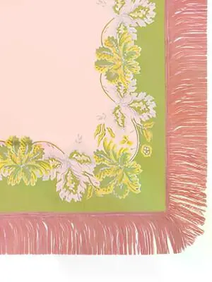La DoubleJ Reversible Fringe-trim Scarf